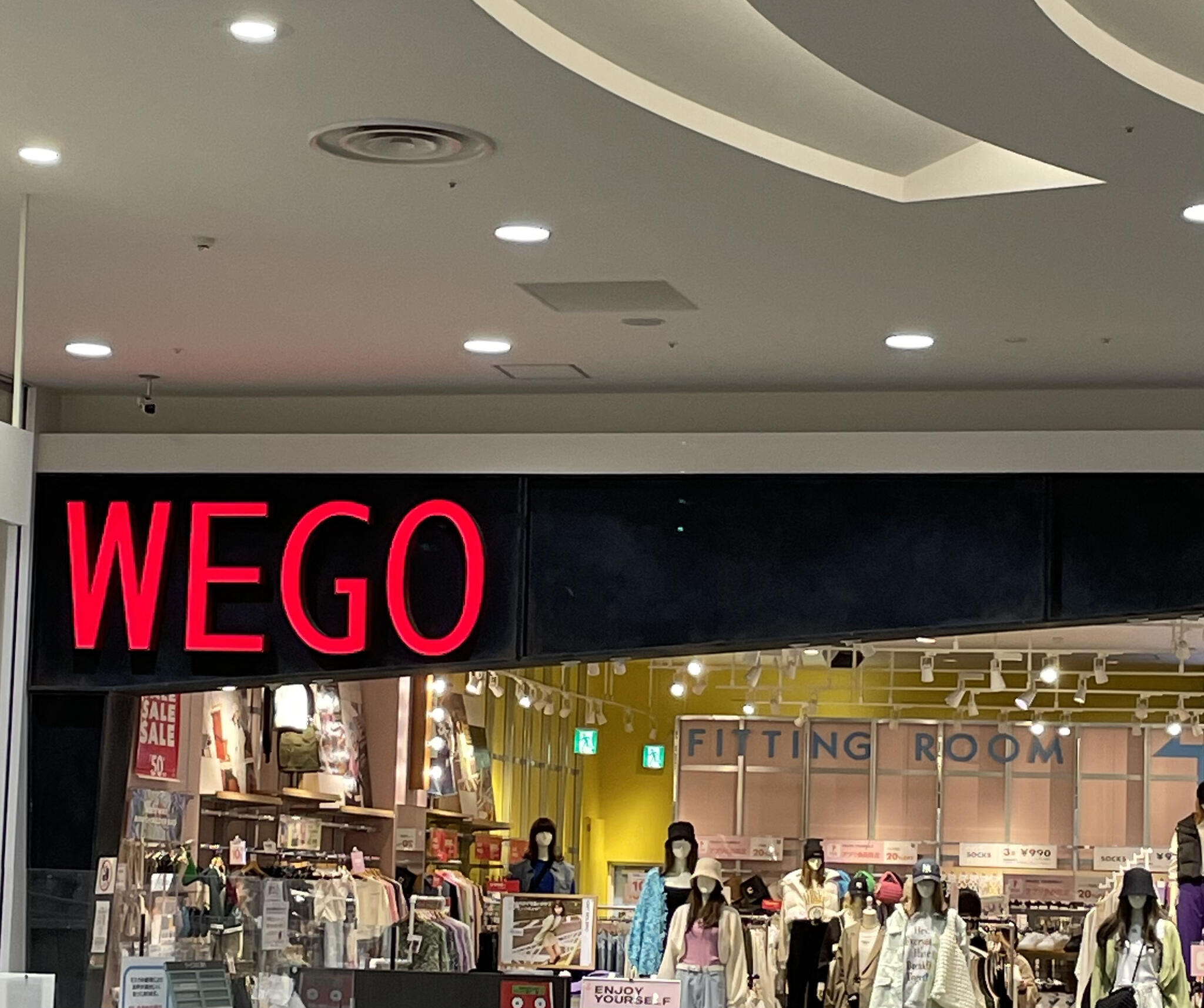 WEGO イオンモールむさし村山店 - 武蔵村山市榎/衣料品店 | Yahoo!マップ