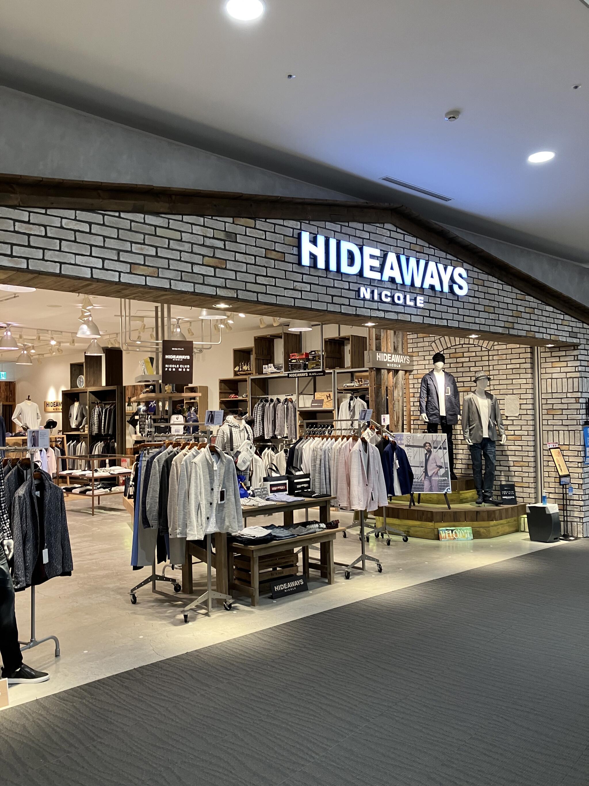 HIDEAWAYS NICOLE イオンモール名古屋茶屋 - 名古屋市港区西茶屋/紳士服店 | Yahoo!マップ