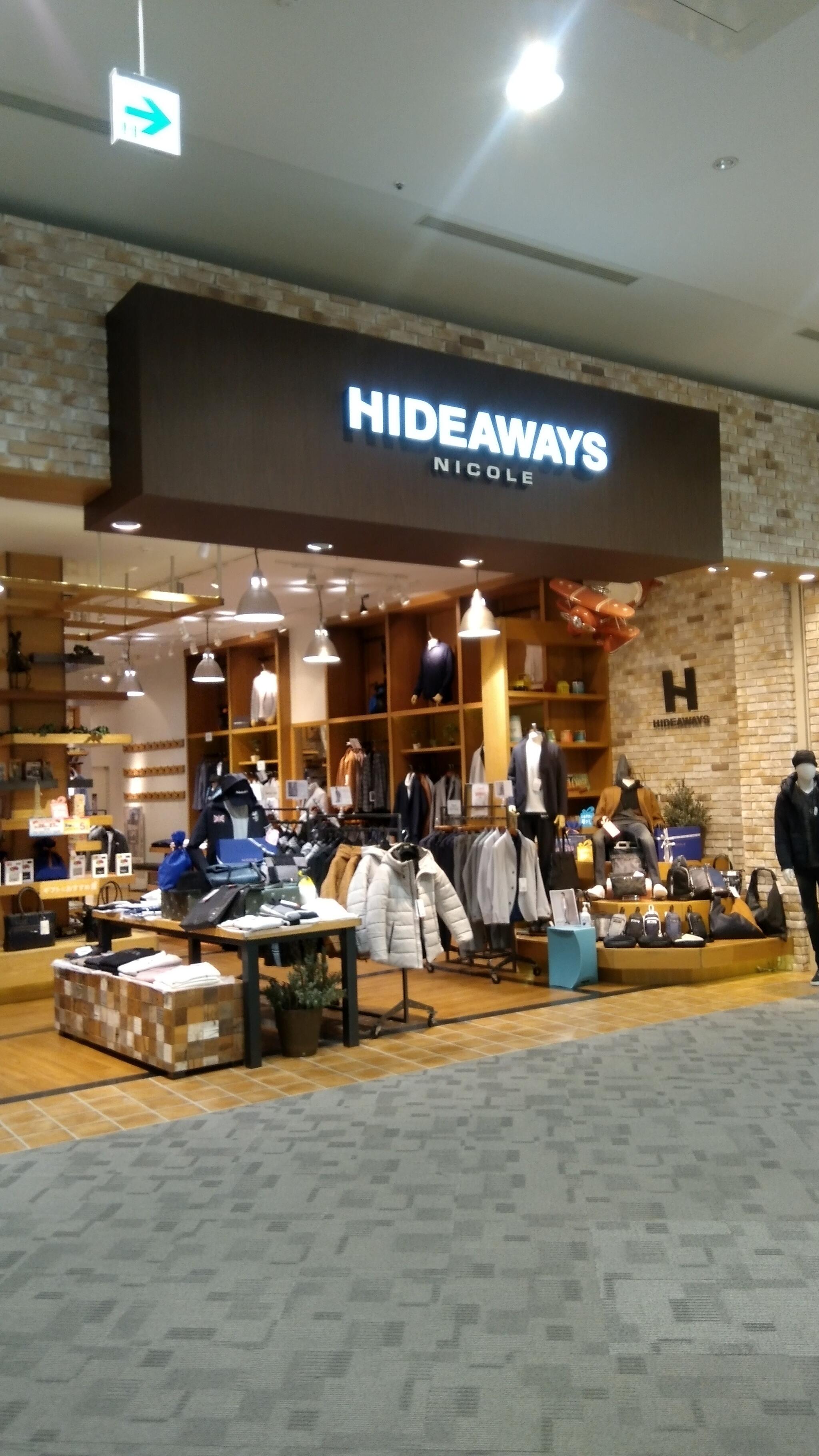 HIDEAWAYS NICOLE イオンモール福津 - 福津市日蒔野/紳士服店 | Yahoo!マップ