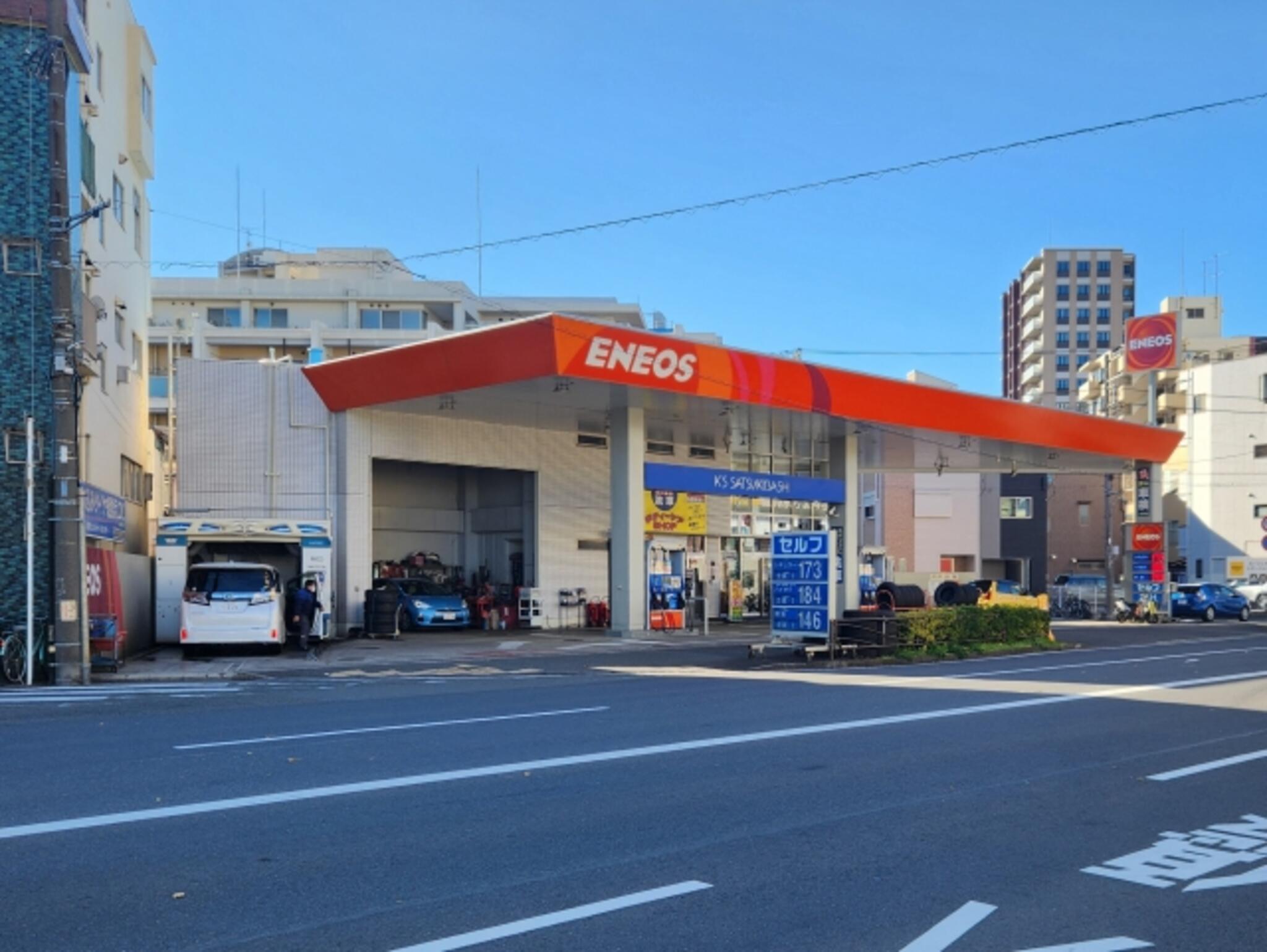 ENEOS さつき橋SS 株式会社岸田屋 - 川崎市川崎区境町/ガソリンスタンド | Yahoo!マップ