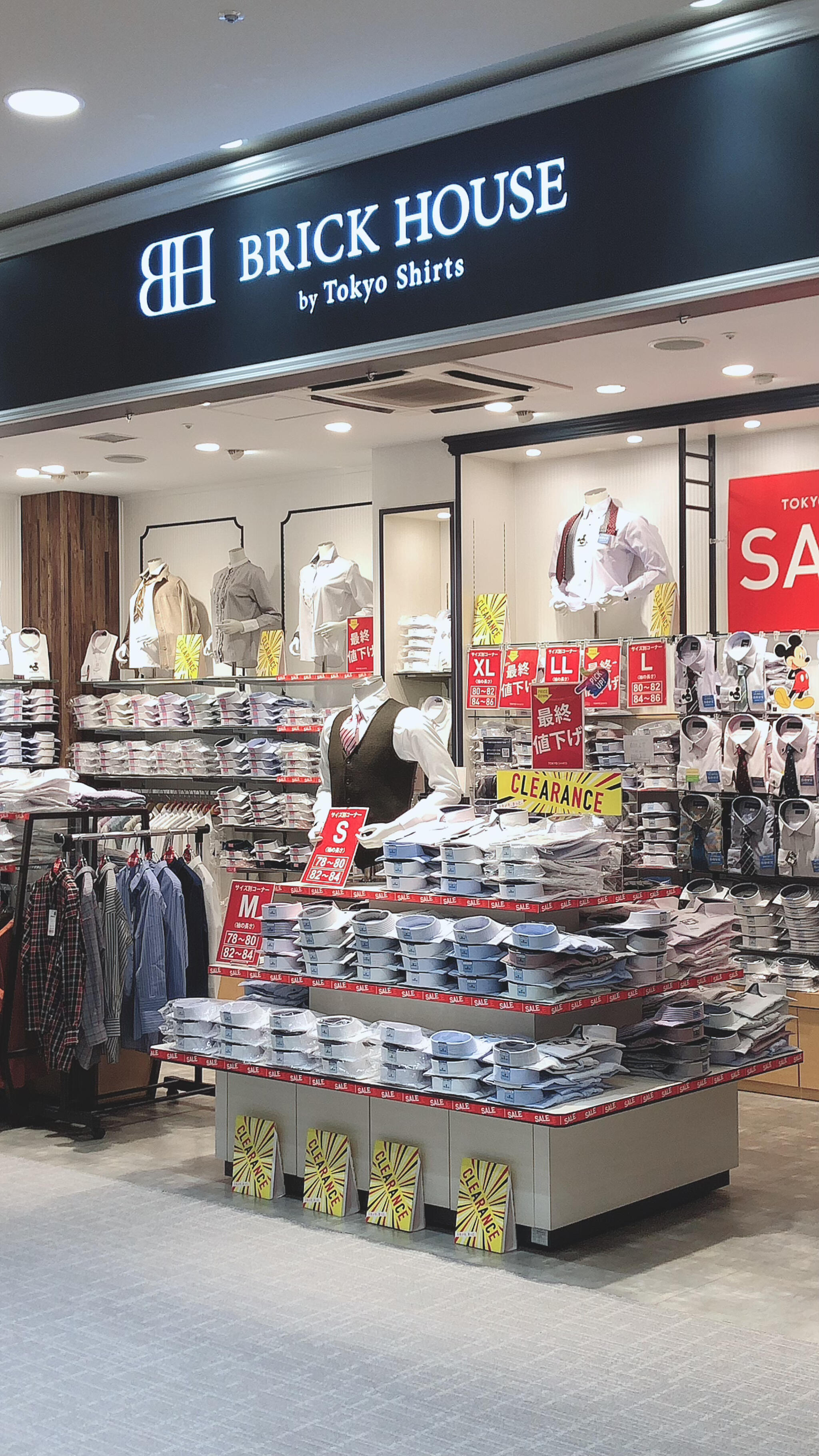 写真 : 東京シャツ BRICK HOUSE 岡崎イオンモール - 岡崎市戸崎町/衣料品店 | Yahoo!マップ